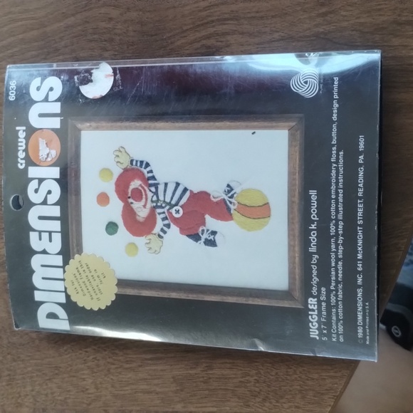 crewel dimensions | Art | Juggler Needlepoint Pattern And Kit | Poshmark